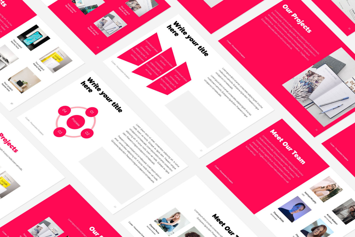 Caster - Keynote Presentation Template | Nulivo Market